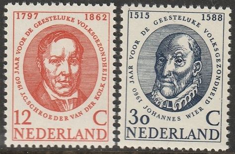 Netherlands 1960 Sc 383 4 Set MNH Europe Netherlands Colonies