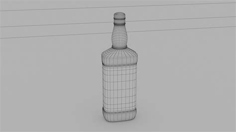Whiskey Bottle Model Turbosquid 2182462