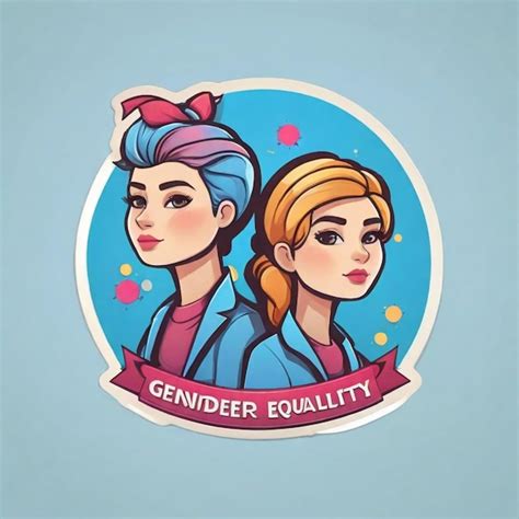 Premium Vector Gender Equality Cartoon Vector Background