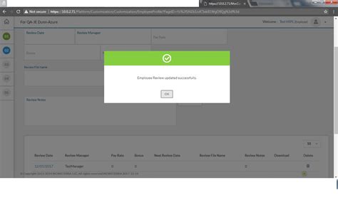Nf 5323 Pre Prod Employee Management Page Showing Validation
