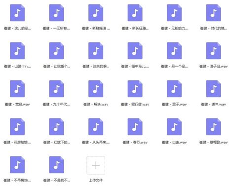《崔健》精选26首无损歌曲 无损 免费音乐网