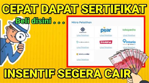 PELATIHAN PRAKERJA YANG MUDAH DAN CEPAT SELESAI YouTube