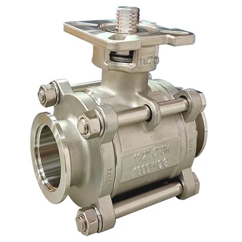 三片式牙口套焊對焊高平台球閥1000PSI