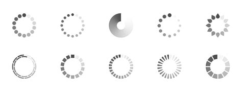 Download Sign Set Load Icons Set Load System Data Load Loading Bar