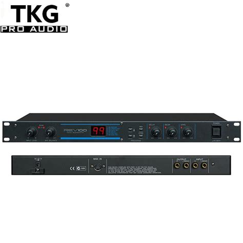 Tkg Dj Sound Professional Audio Signal Processor Rev100 Effector Rev100