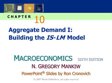 PPT Aggregate Demand I Building The IS LM Model PowerPoint Presentation ID 933383