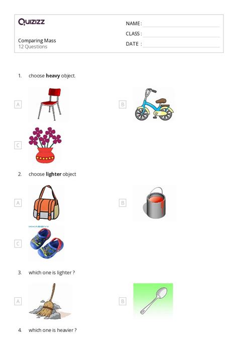 50 Comparing Size Worksheets For 1st Class On Quizizz Free And Printable