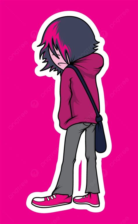 Emo Style Boy Wallpaper