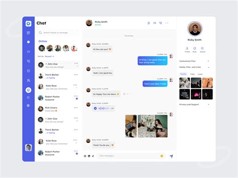Chat Ui Design On Behance