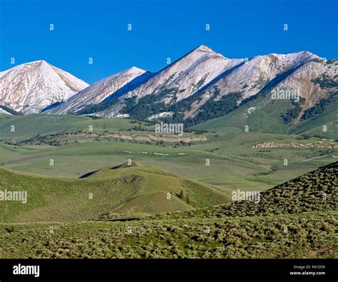 Lima Peaks And Foothills In Southwest Montana Near Lima Montana Stock