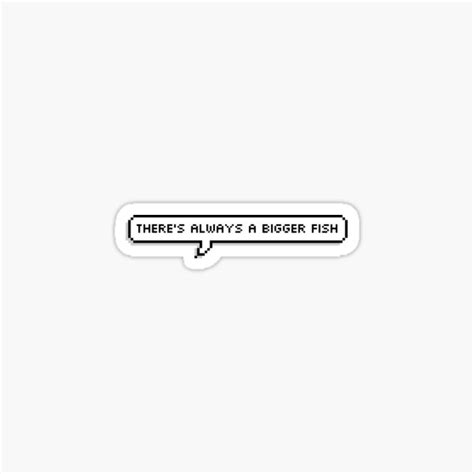 Bigger Fish Qui Gon Jinn Sticker For Sale By Dyrnesefa Redbubble