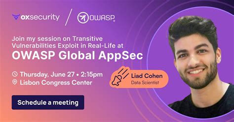 Liad Cohen 🇮🇱 On Linkedin Oxsecurity Owasp Appsec Cybersecurity