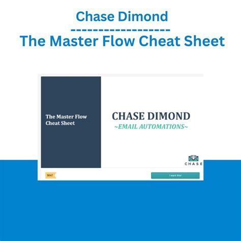 Chase Dimond The Master Flow Cheat Sheet