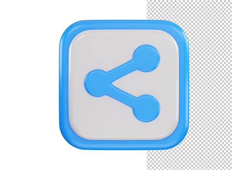 Share Btn Icon 3d Rendering Illustration Graphic By Crop3dbusiness