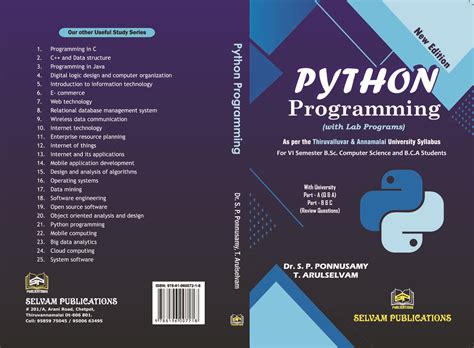 Python Programming SelvamPublications