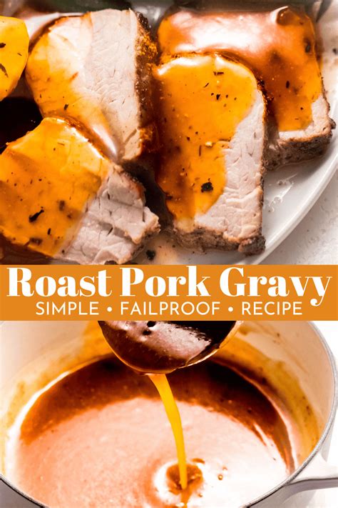 Easy Roast Pork Gravy With Or Without Drippings Platings Pairings