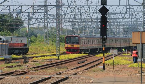 Commuter Line Or Train Editorial Image Image Of Jakarta 97076885
