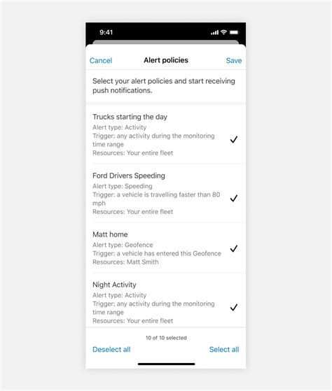 Manage Push Notifications Reveal Help