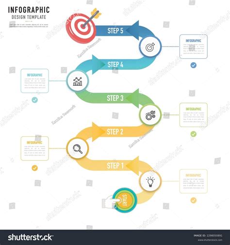 340 Info Graphic Map Vertical Steps Stock Vectors And Vector Art Shutterstock