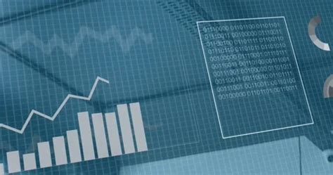 Animation Of Graphs Changing Numbers B Stock Video Pond