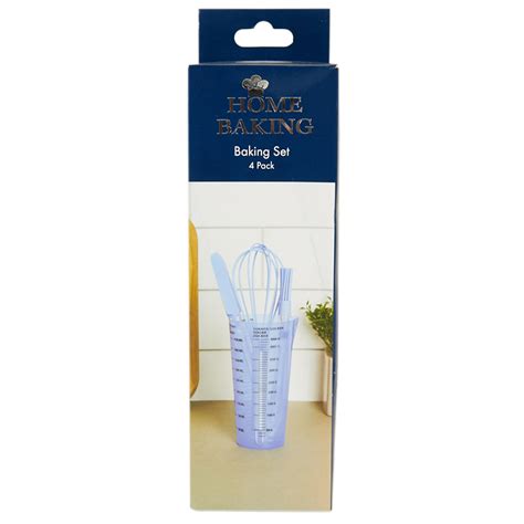 Pack Of 4 Silicone Baking Set With Jug