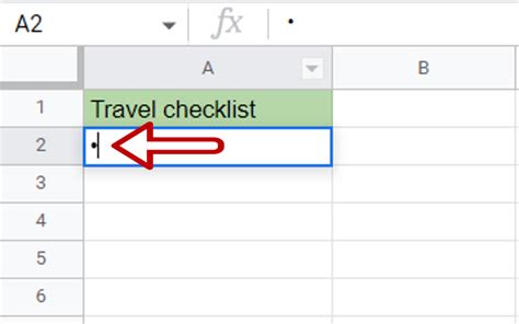 How To Insert Bullet Points Into Google Sheets SpreadCheaters