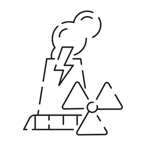 에너지원 유형 및 재생 가능 에너지 또는 대체 라인 아이콘 배터리 풍차 수력 발전소 열 발전소 에너지 절약 조명을 충전하는 벡터 위험 프리미엄 벡터