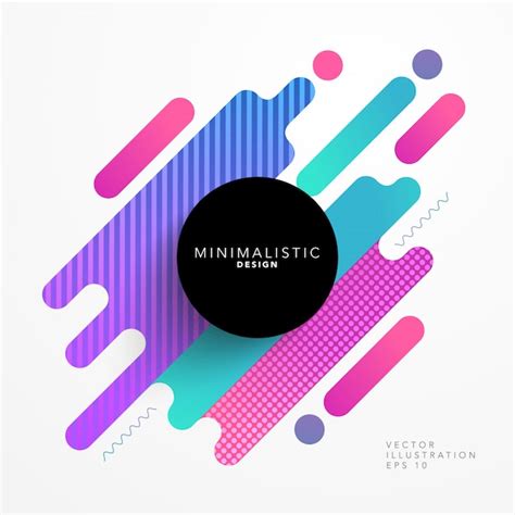 Free Vector Background With Different Abstract Shapes