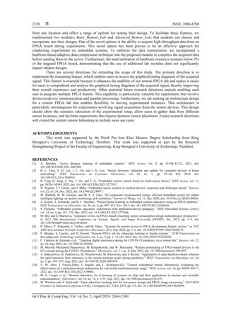 Remote Field Programmable Gate Array Laboratory For Signal Acquisition And Design Verification PDF