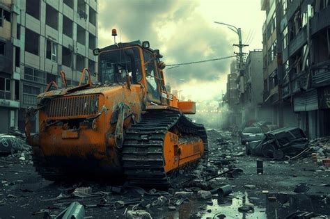 premium photo powerful compactor in urban setting best compactor picture