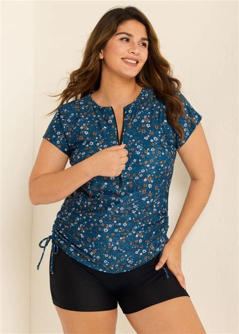 Plus Size Swimwear For Women Tankini Swimdress One Piece Lilyease