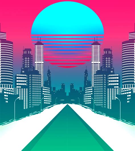 1920x2160 Resolution City Retrowave Synthwave Art 1920x2160 Resolution