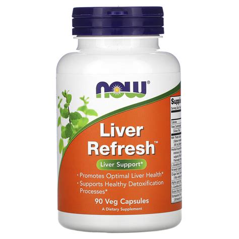 Now Foods Liver Refresh 90 Veg Capsulessingapore