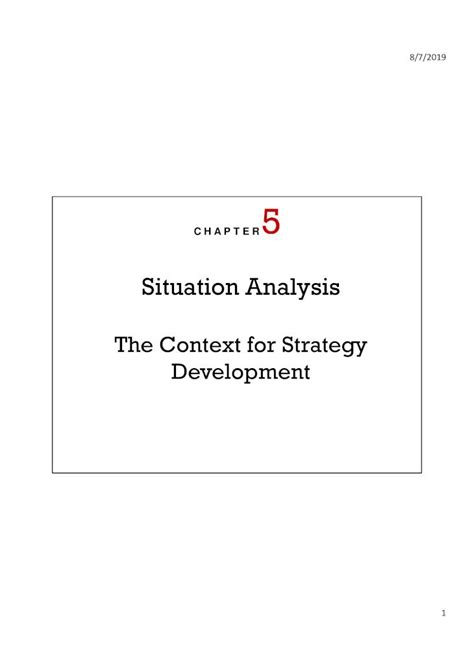Pdf Situation Analysis Ksucomplete A Situational Analysis Namely