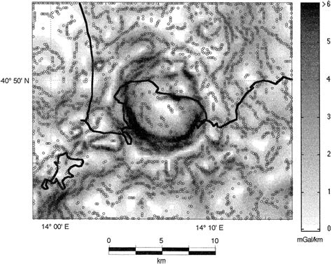 Phlegrean Fields Gravity Field Horizontal Derivative Map And Source Download Scientific