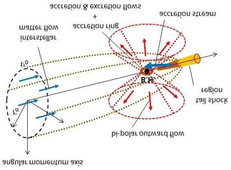 Schematic Diagram Of The Bondi Hoyle Lyttleton Type Accretion Of