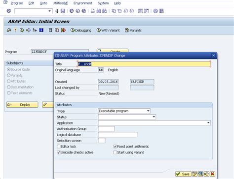 Sap Tech If … Endif