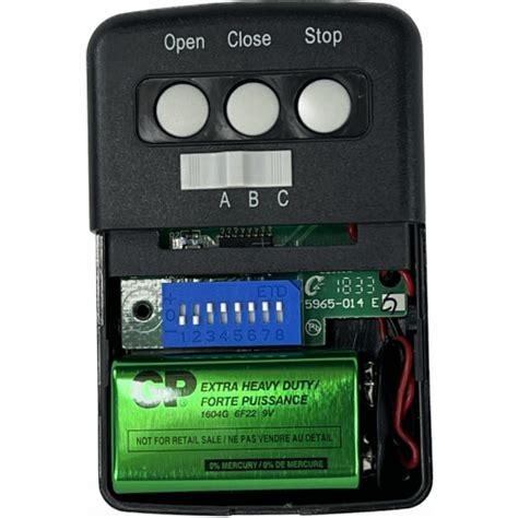 Pulsar 8833ct 3 Button 3 Door Open Close Stop Transmitter