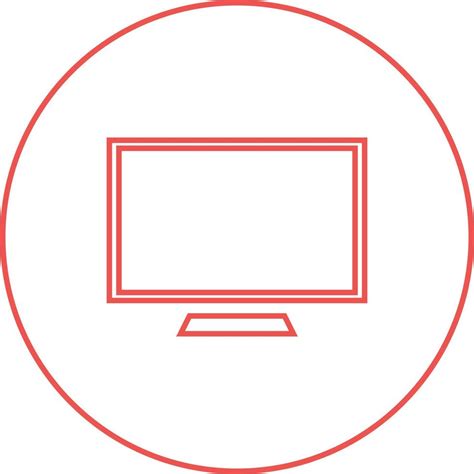 Beautiful Screen Vector Line Icon 16735867 Vector Art At Vecteezy