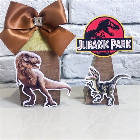 Kit Festa Personalizados Jurassic Park Caixas Elo