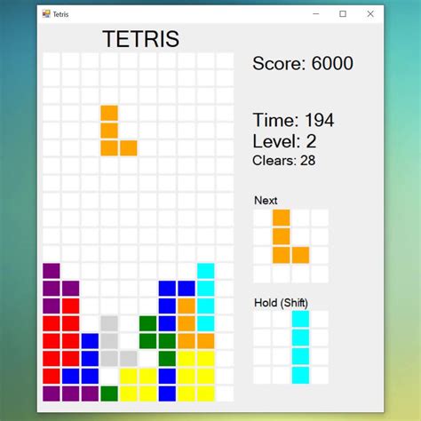 I Made Tetris In C Scrolller