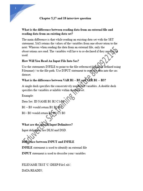Chapter 517 And 18 Interview Question Pdf Variable Computer