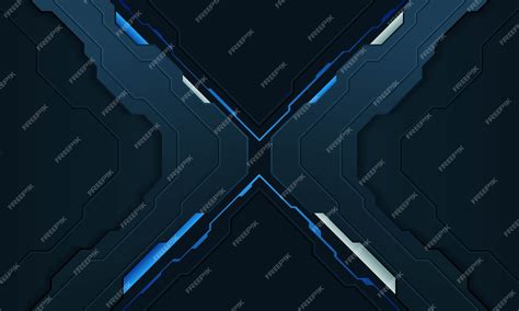 Premium Vector Abstract 3d Background With Blue Paper Layers