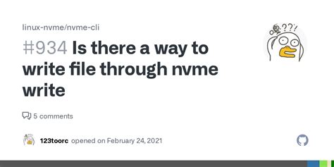 Is There A Way To Write File Through Nvme Write Issue Linux Nvme Nvme Cli GitHub
