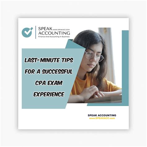 Last Minute Tips For A Successful Cpa Exam Experience