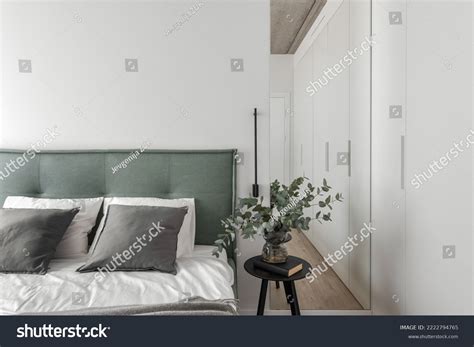 Modern Minimalistic Bedroom Interior Design Grey Stock Photo 2222794765 Shutterstock