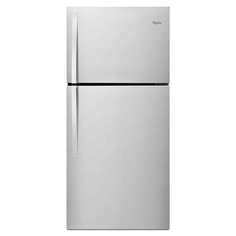 Whirlpool 19 2 Cu Ft Top Freezer Refrigerator In Monochromatic