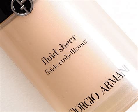 Giorgio Armani No. 07 Fluid Sheer Review, Photos, Swatches