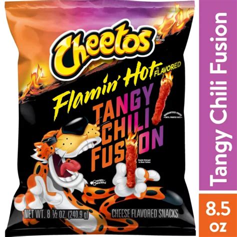 Cheetos Flamin Hot Tangy Chili Fusion Flavored Snack 85 Oz £945