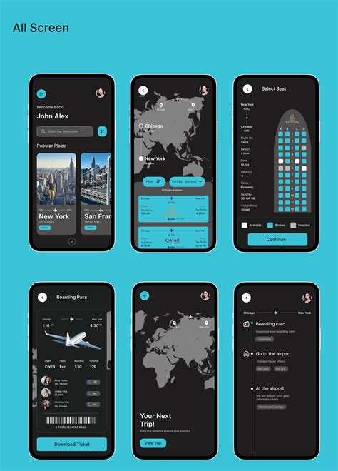 Wingways Flight Booking App Ui Design Behance